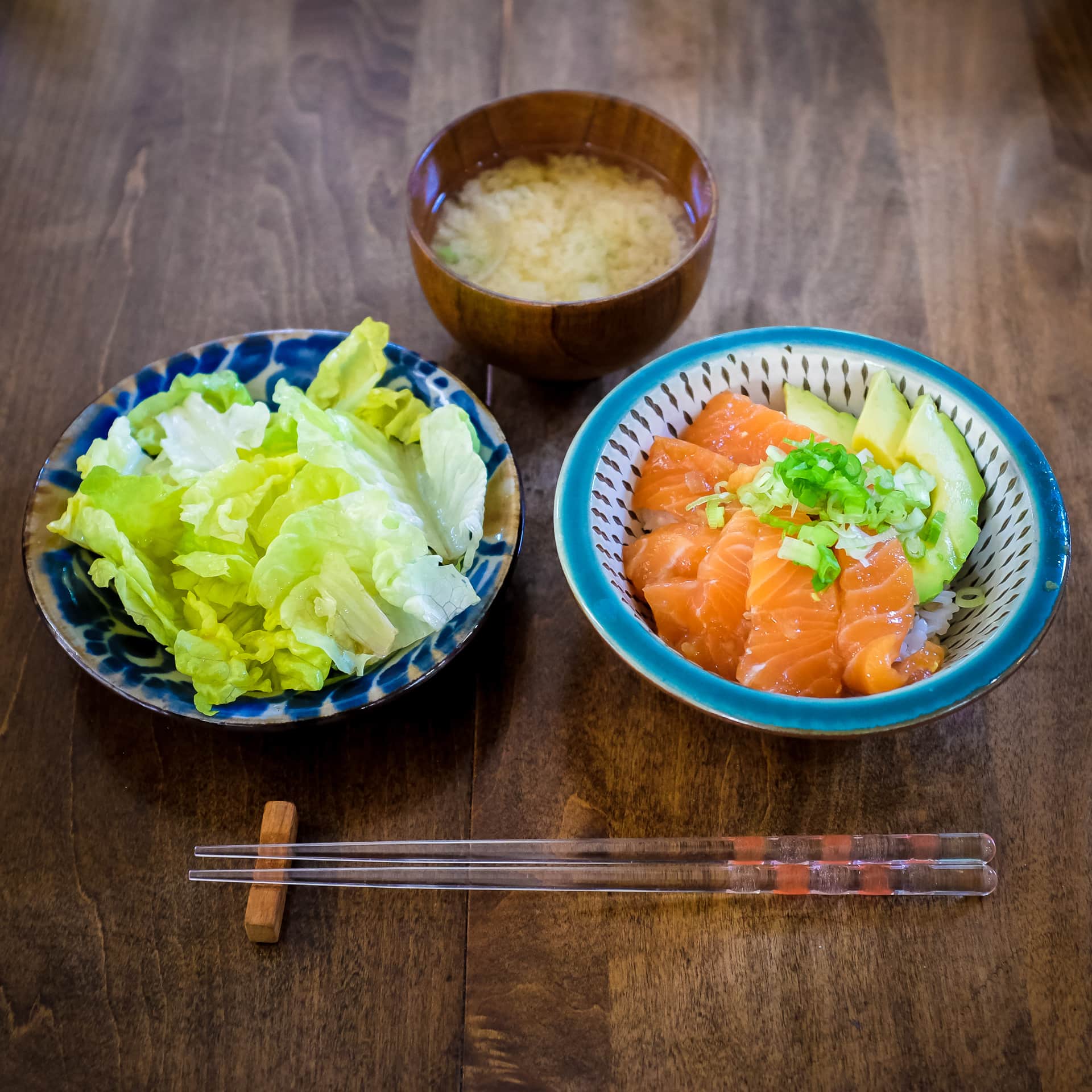 Salmon Donburi and Simple Salad | 10nineteen
